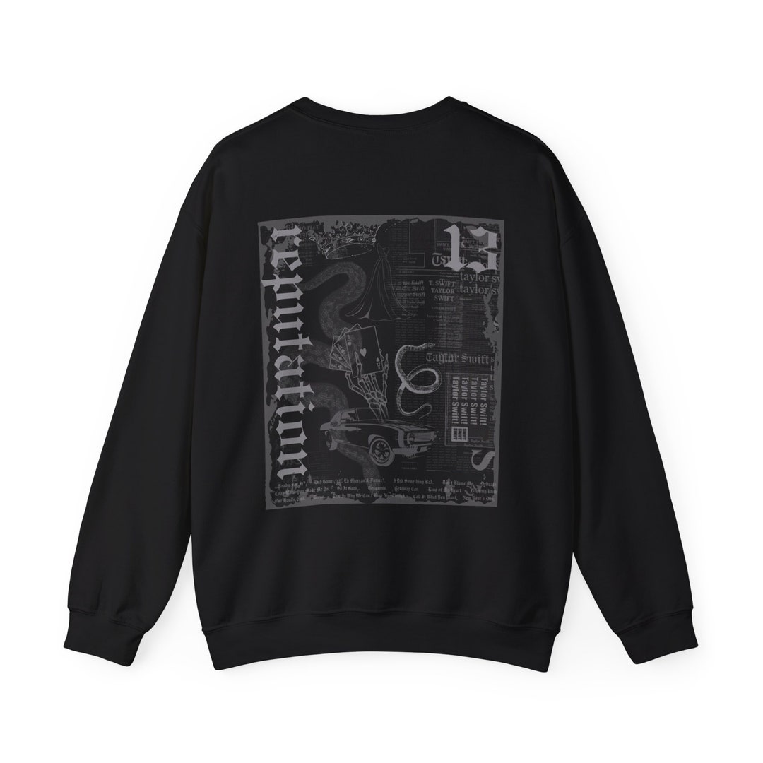 Taylor Swift Reputation Graphic Back Sweatshirt Eras Tour Original ...