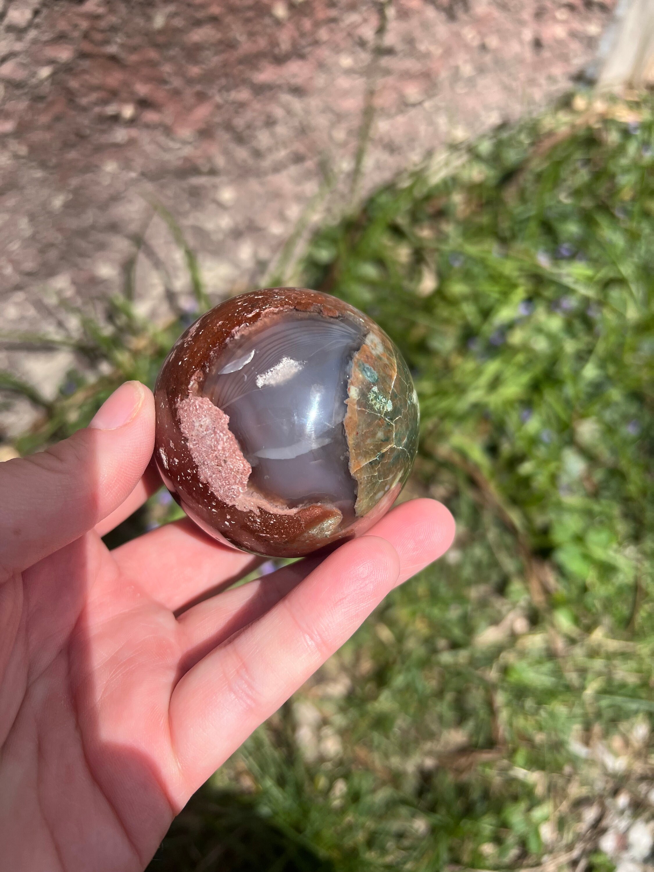 Moss Agate Spheres - Etsy