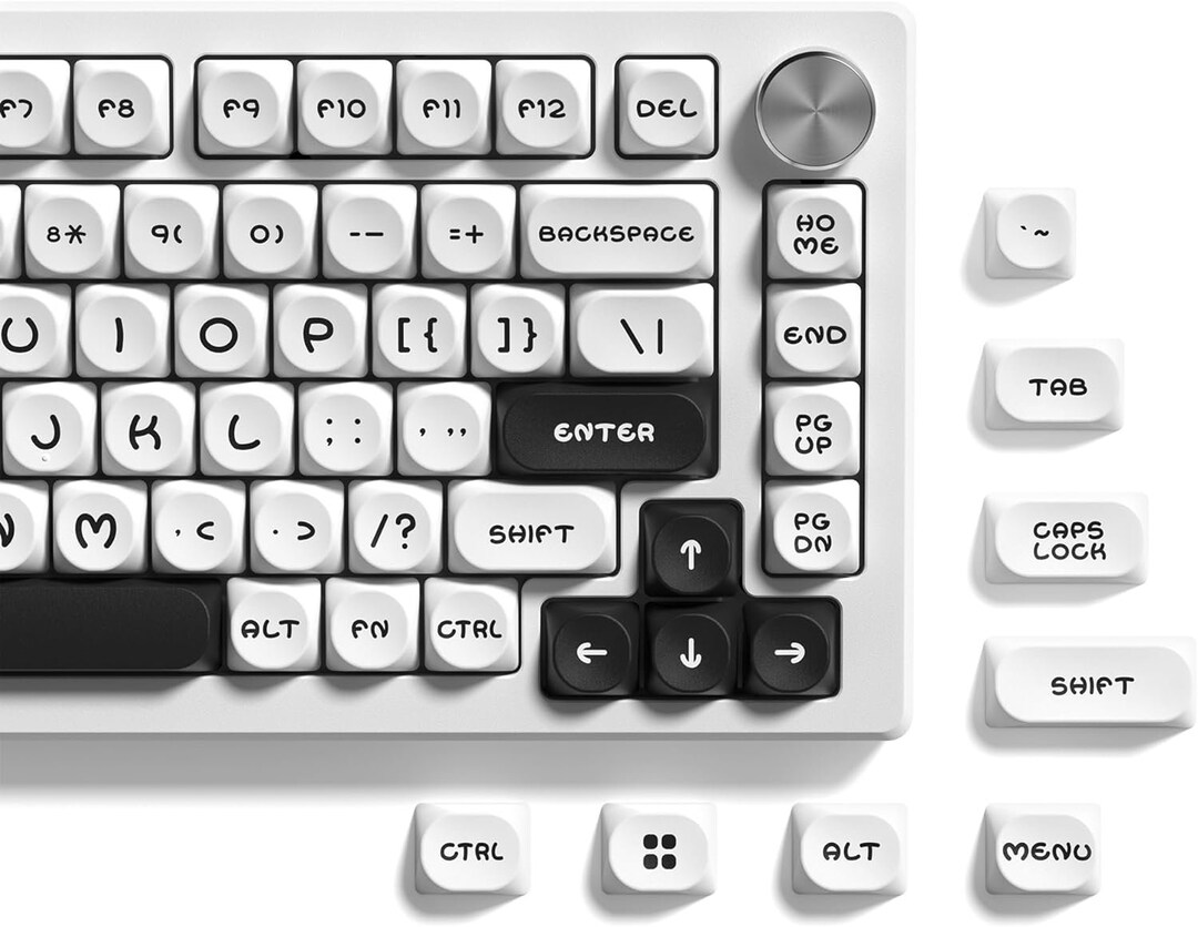 Keycaps,keycaps 75 Percent,custom Keyboard Keycaps Cute,130 Key With ...