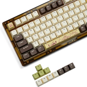 Keycaps,double-shot Custom Dye Sublimation Keyboard Keycaps for 60% 65 ...