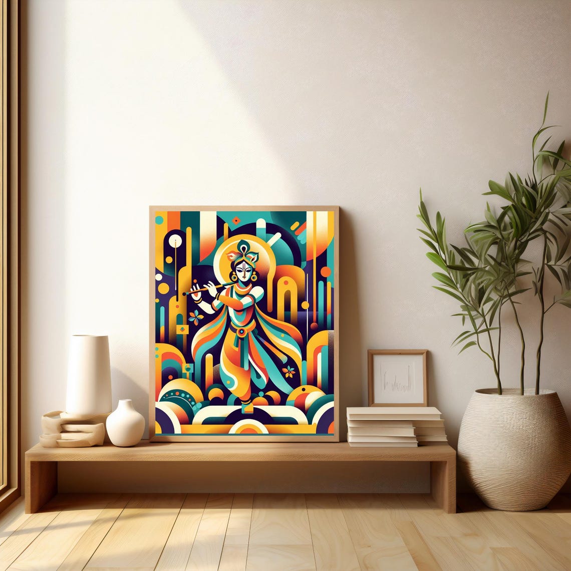 Krishna Abstract Art Prints for Home and Wall Decor - Etsy