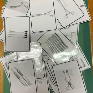 Basic Surgical Instruments Flashcards PDF File - Etsy