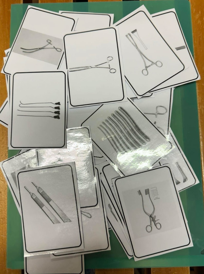 Basic Surgical Instruments Flashcards PDF File - Etsy