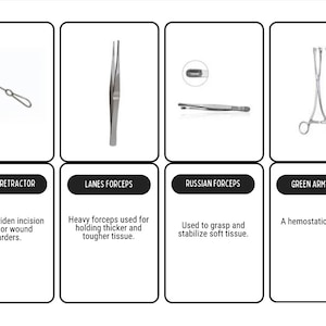Basic Surgical Instruments Flashcards PDF File - Etsy