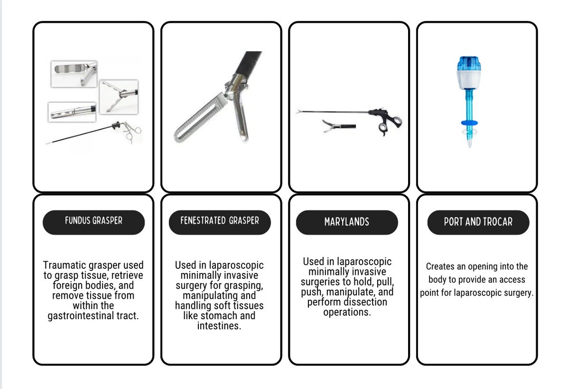 Basic Surgical Instruments Flashcards PDF File - Etsy