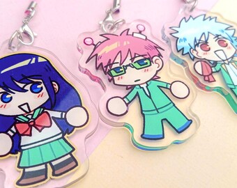 RESTOCKED Disastrous Life of Saiki K Anime 3” Double Sided Acrylic ...