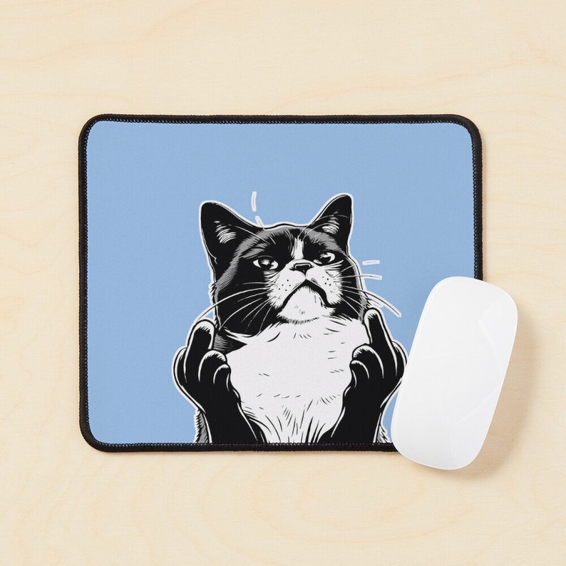 Middle Finger Cat Angry Cat Offensive Cat Clipart Sublimation Large Transparent PNG and SVG ...