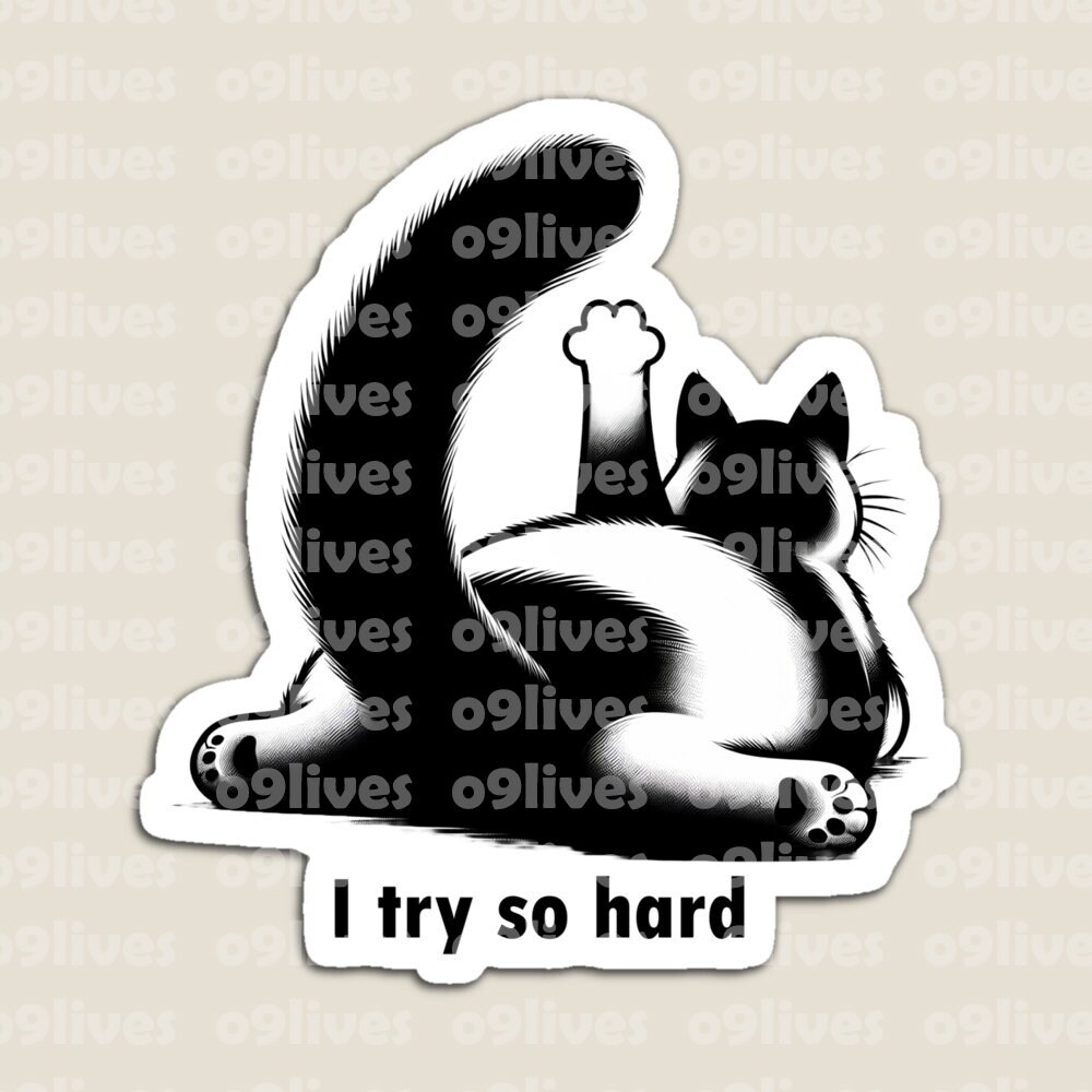 Funny Lazy Cat Drawing Cat Meme Unmotivated Cat Weak Stretch Procrastinating Cat Minimum Effort ...