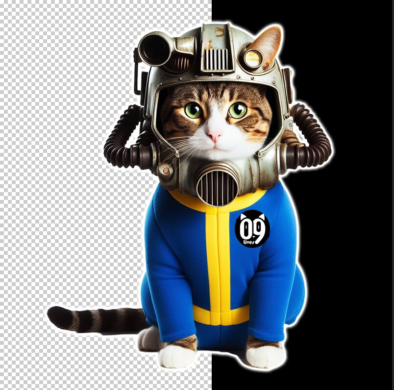 Fallout Cat Power Armor Cat Vault Cat Post Apocalyptic Cat Collection 2 ...