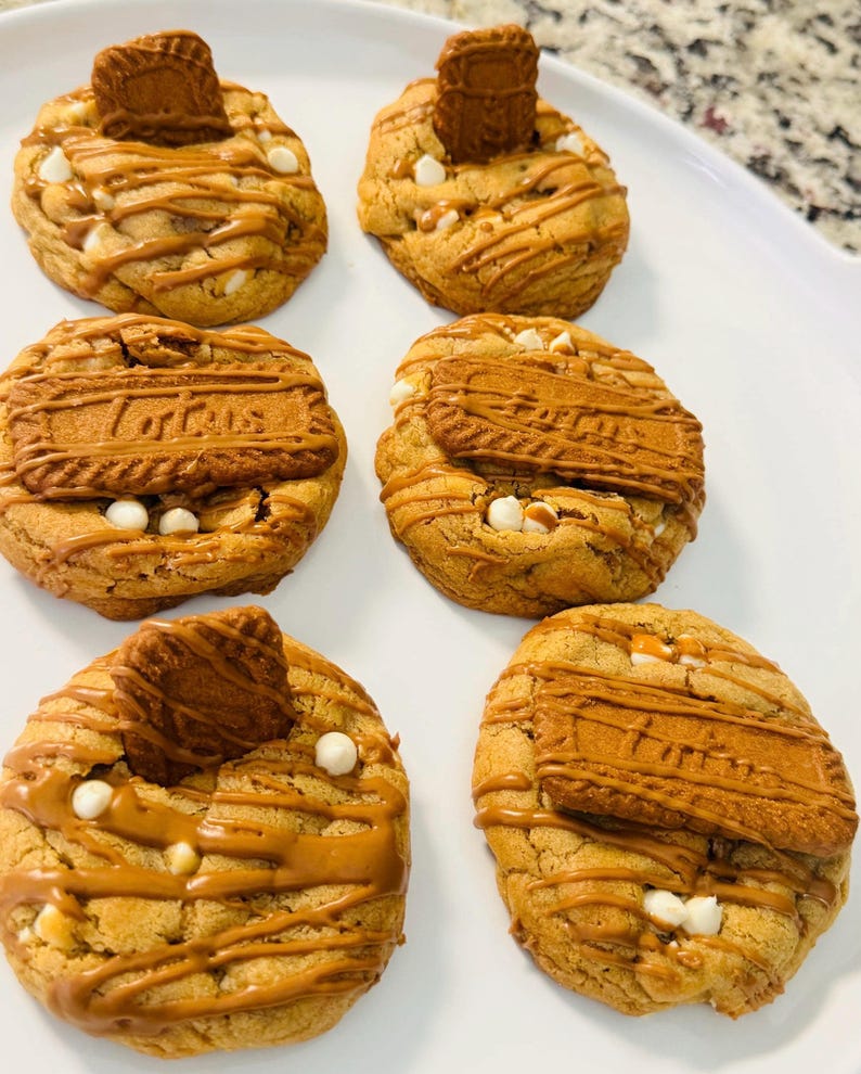 Homemade Biscoff Cookie: White Chocolate, Cookie Butter Stuffed (1 ...