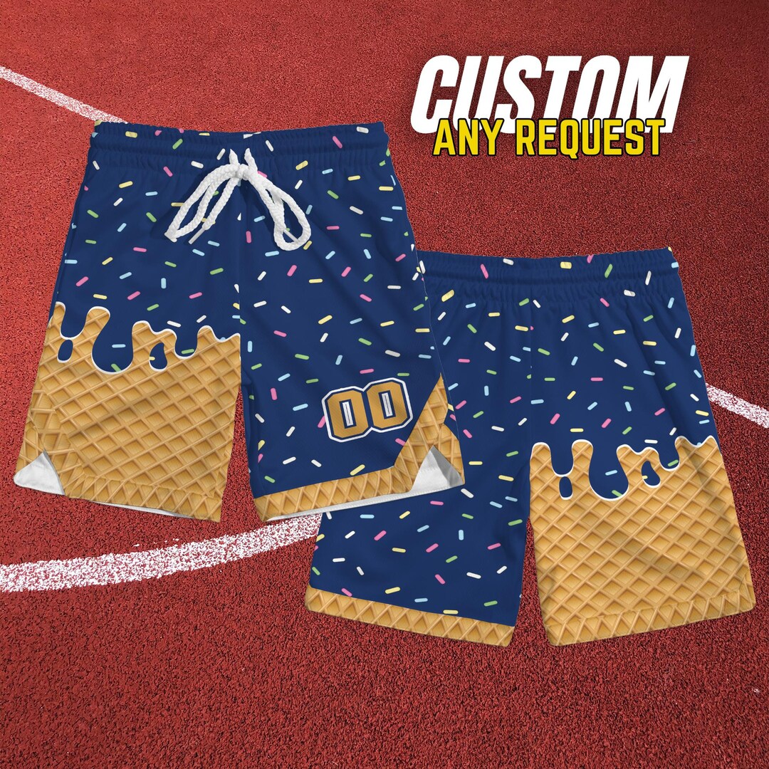 Baseball Ice Cream Drip Shorts ,boys Baseball Gifts,custom Jersey ...