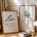 Matthew 6 Bible Verse Print Set: Lilies & Birds, Christian Wall Art - Etsy