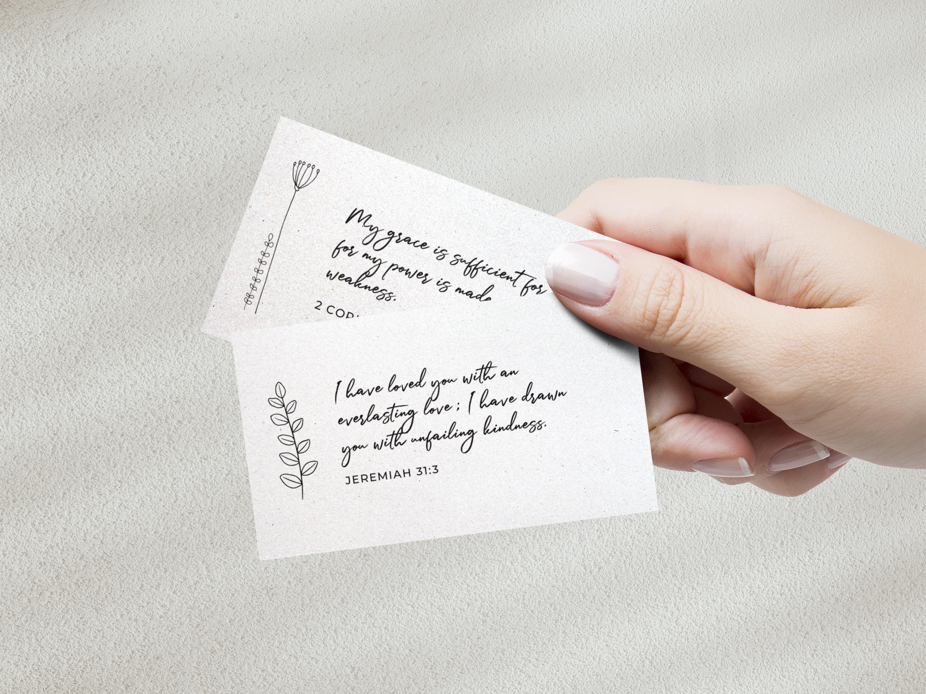 150 Scripture Cards | Encouraging Bible Verses | Printable Prayer Cards ...