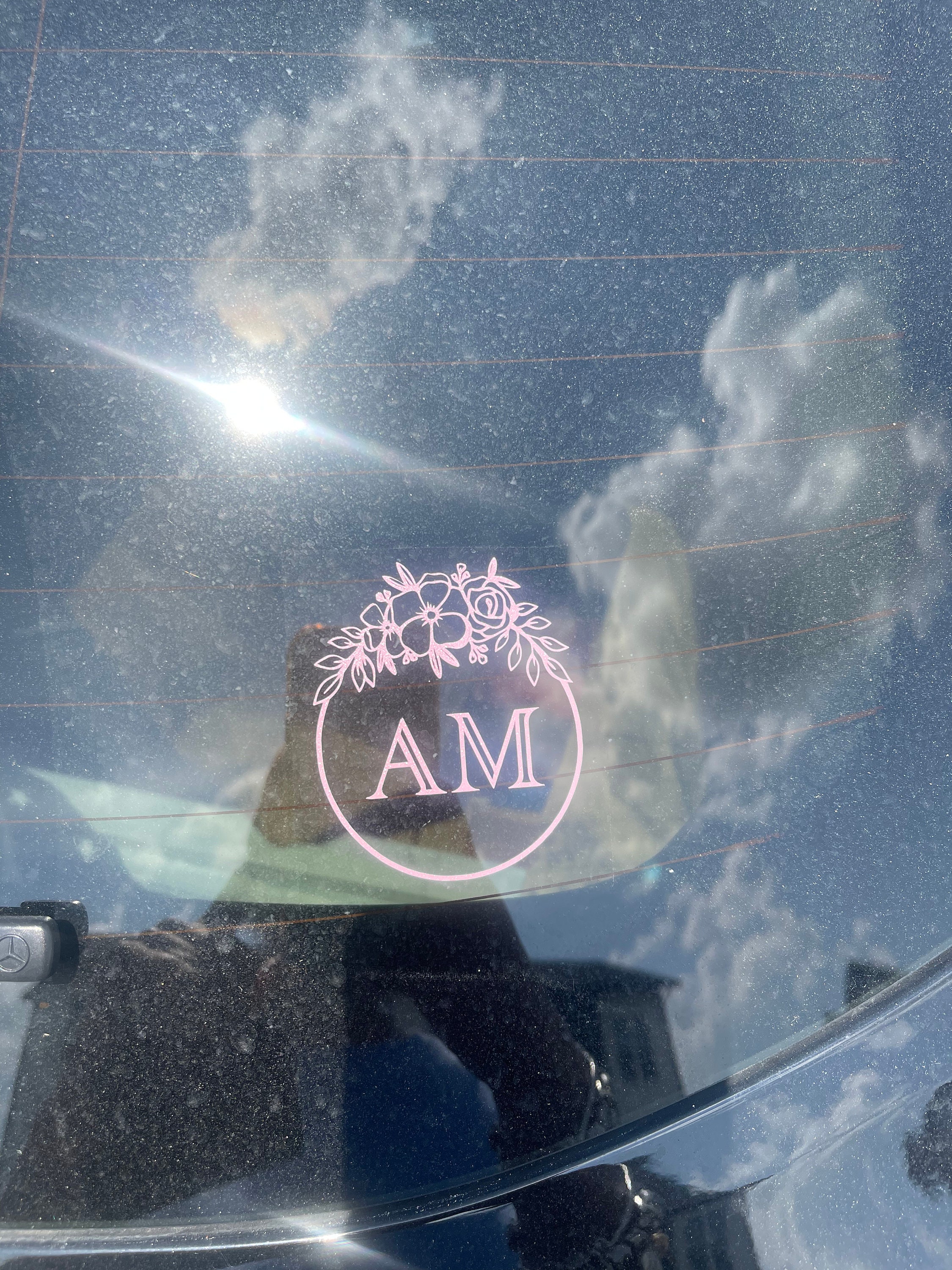 Vinyl Monogram Decal Sticker FREE SHIPPING! | Many Sizes, Colors, and ...