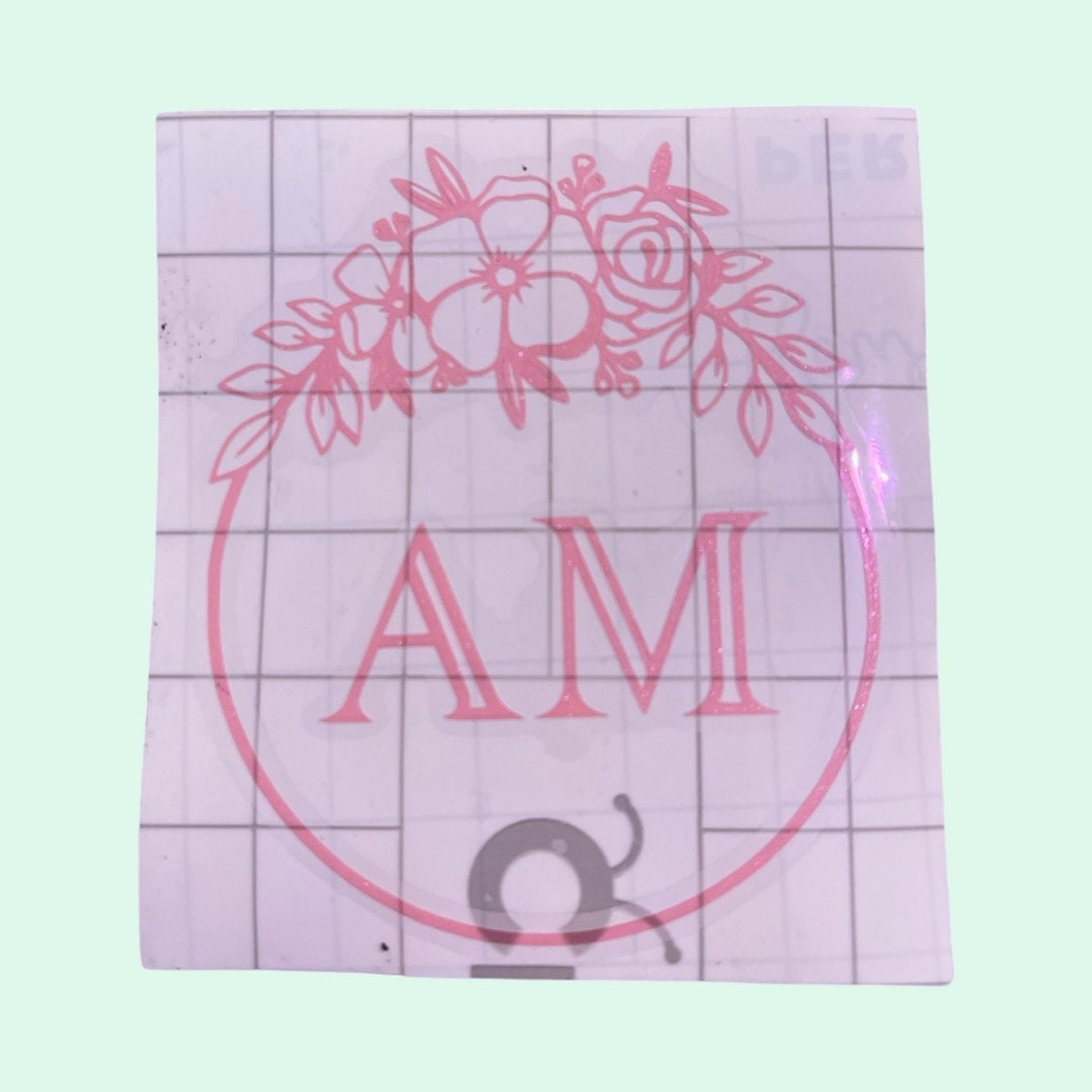 Vinyl Monogram Decal Sticker FREE SHIPPING! | Many Sizes, Colors, and ...