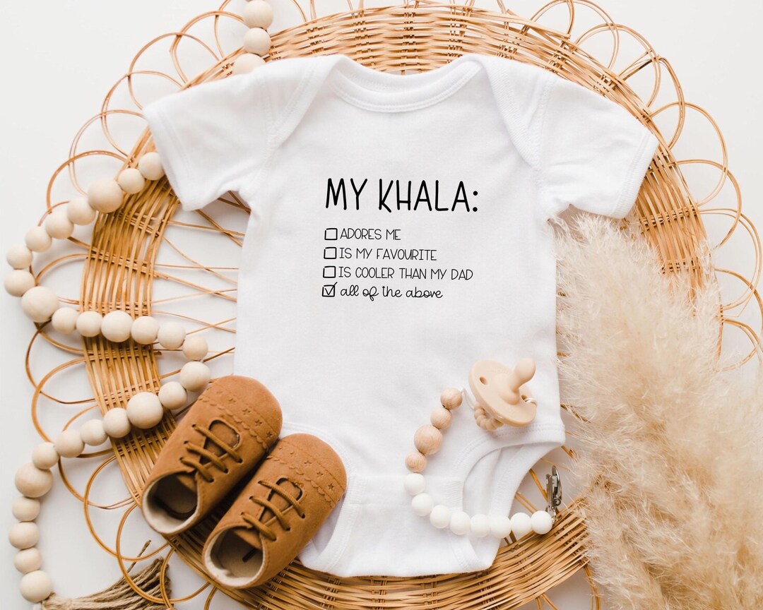 Khala Onesie, Khala's Bestie, Khala Gift, Pakistani Baby Onesie, Muslim ...