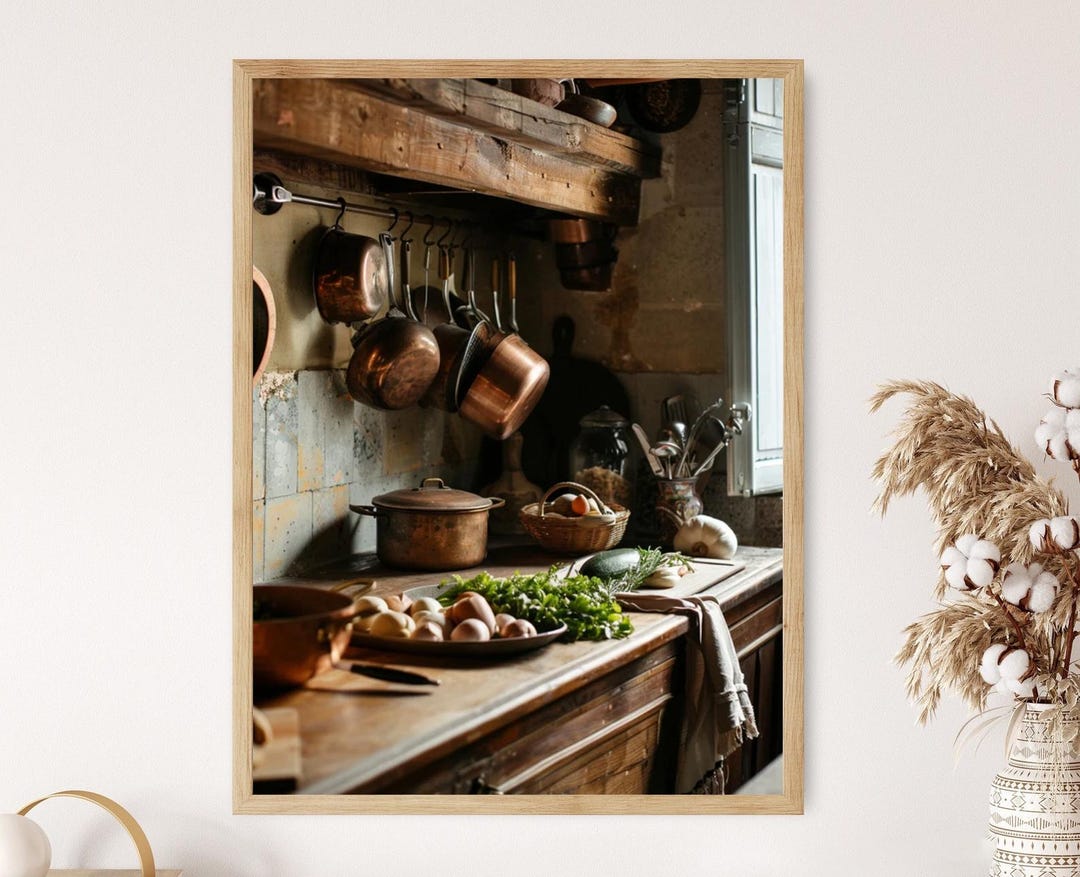 French Cuisine Art Print, Vibrant Kitchen Wall Decor, Perfect for ...