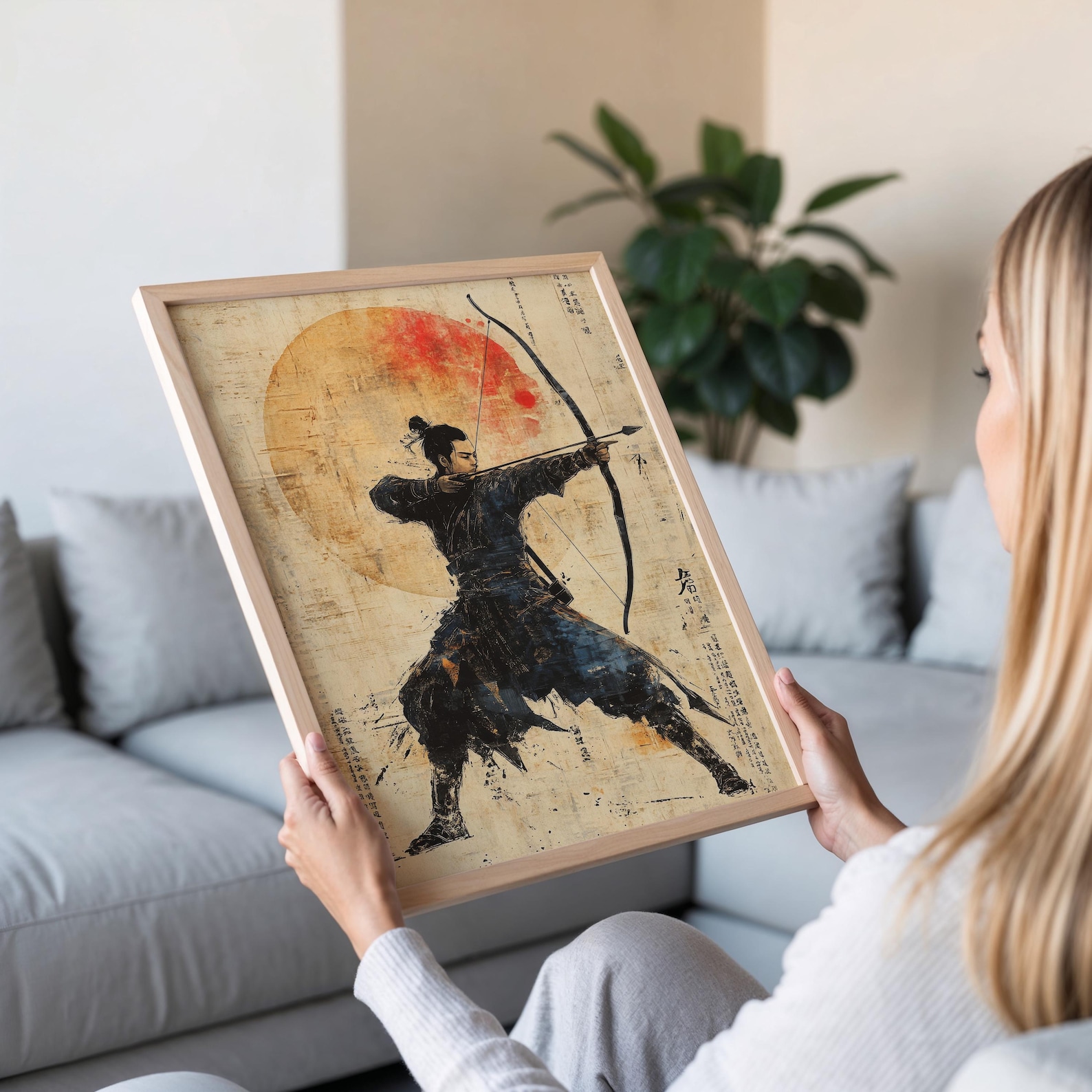 Hou Yi Legendary Archer Art Print, Chinese Mythology Poster - Etsy