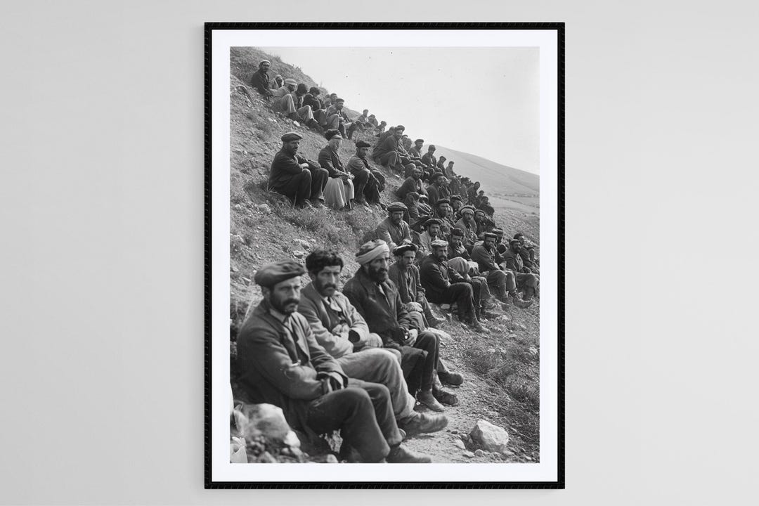 Armenian Men’s Exile Art Print, 1915 Historic Photo - Etsy