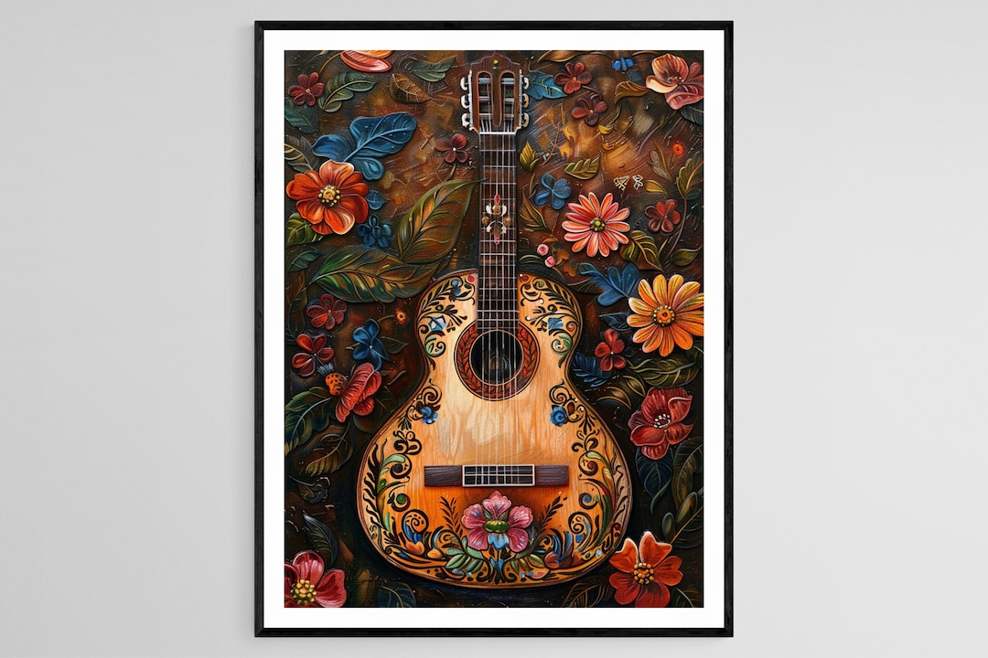 Exquisite Guitarrón With Detailed Craftsmanship Art, Traditional ...