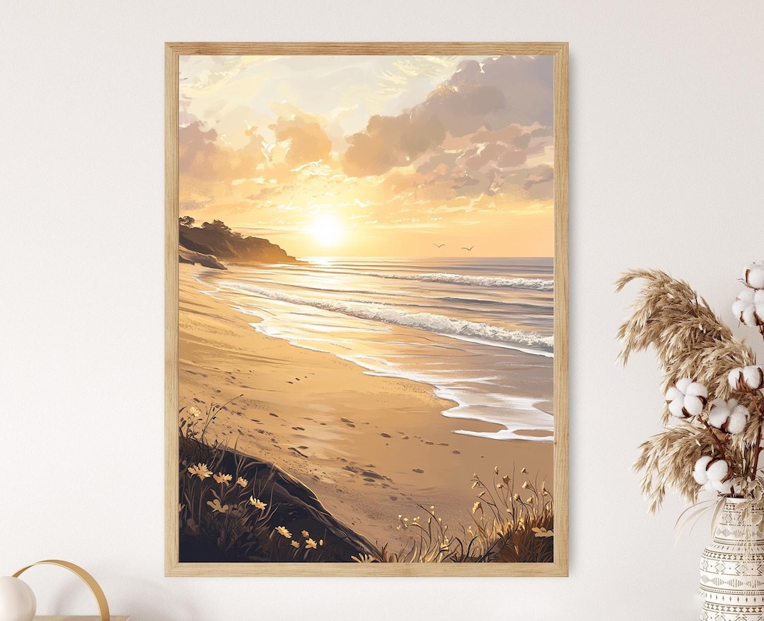 Kuakata Beach Art Print, Bangladesh Sunrise Coastal Scene - Etsy