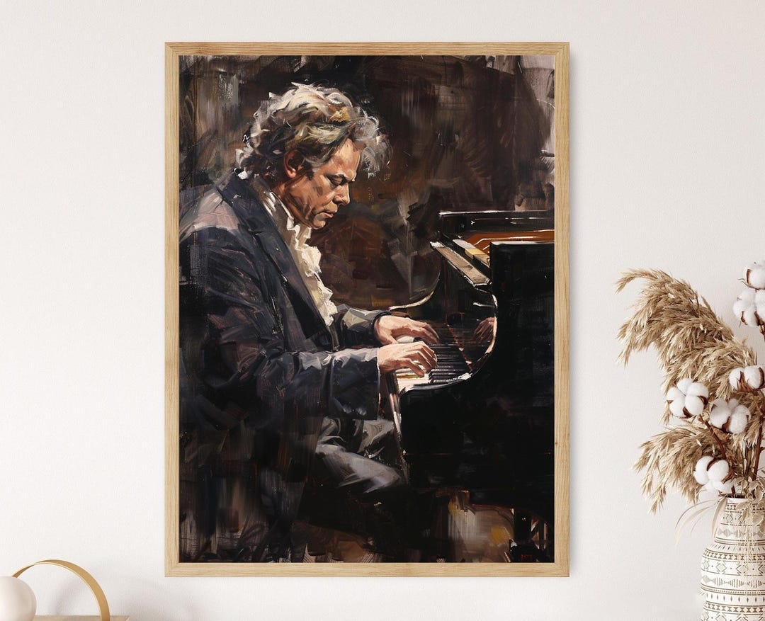 Beethoven Symphony Art Print, German Classical Music - Etsy