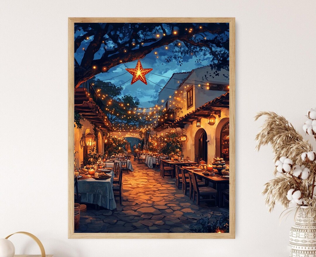 Las Posadas Art Print: Festive Mexican Holiday Scene - Etsy