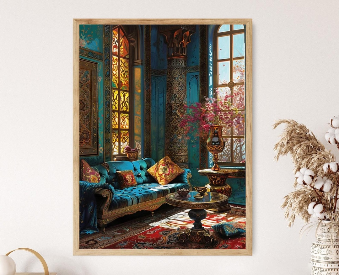 Topkapi Palace Interior With Exotic Decor – Detailed Osman Hamdi Bey ...