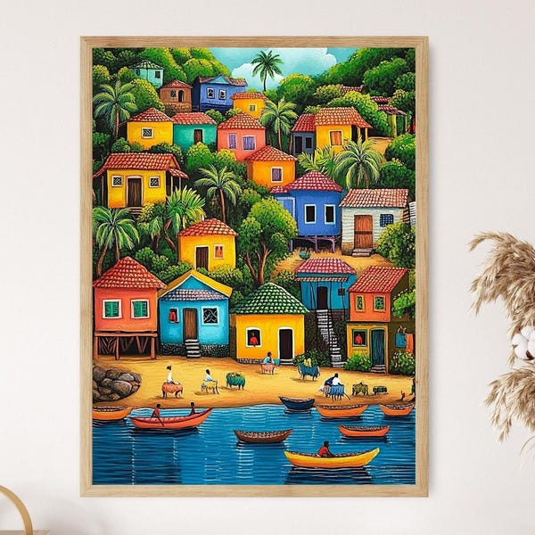 Haiti Naive Paintings - Etsy