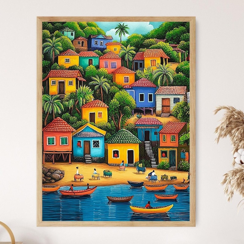 Haiti Naive Paintings - Etsy