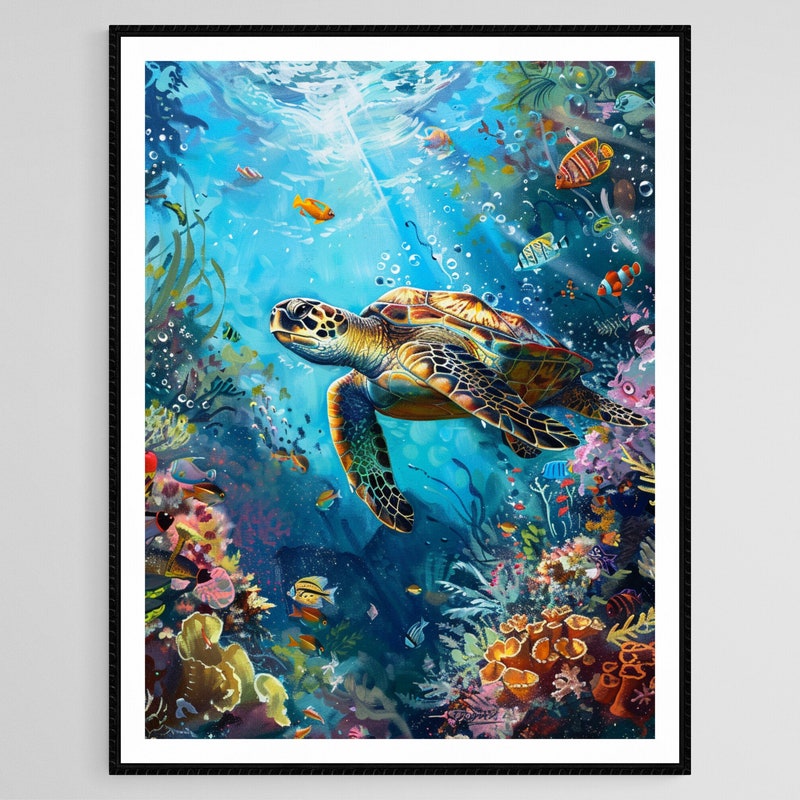 Honu Painting - Etsy