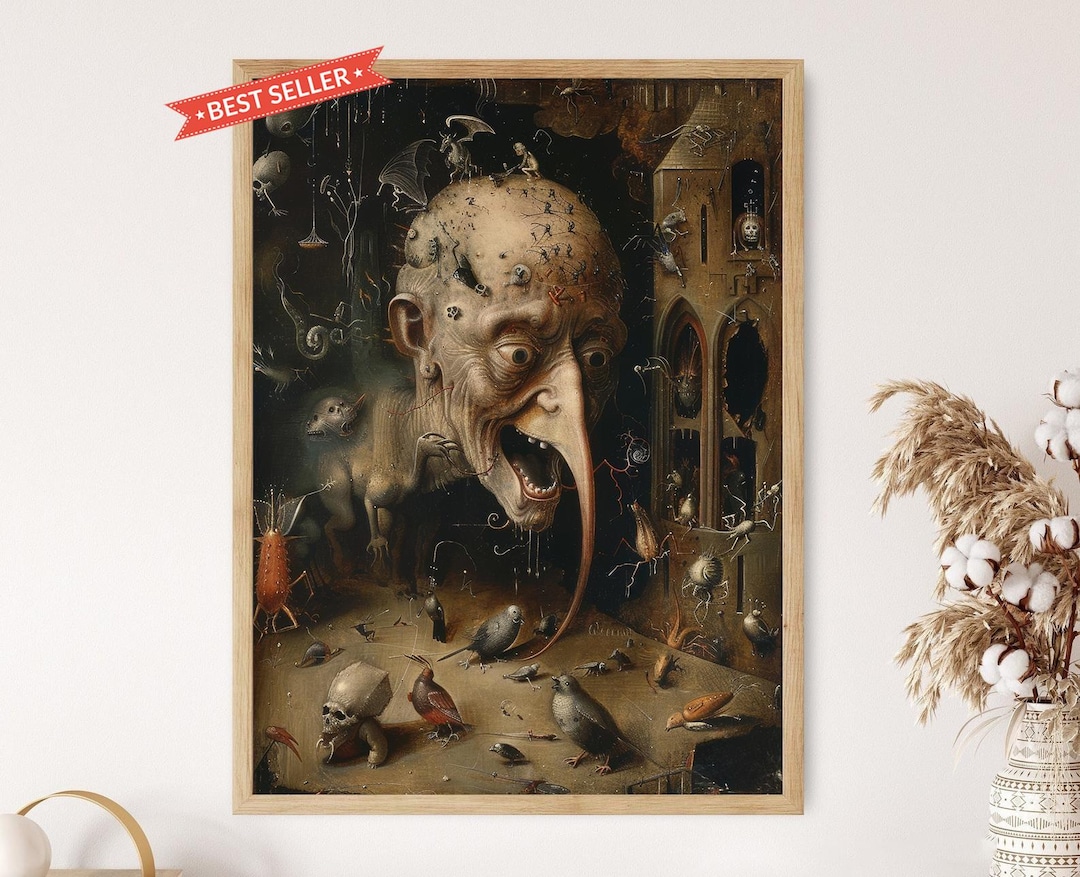 Vintage Hieronymus Bosch Print, Classic Art Poster Reproduction - Etsy UK