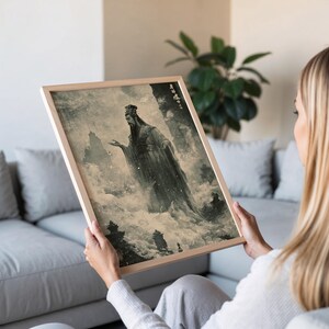 Jade Emperor Supreme Ruler Art Print, Chinese Mythology Poster ...