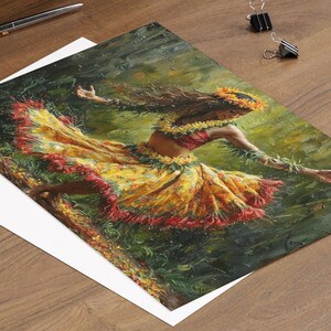 Exquisite Hula Dance Art, Capturing the Grace of Hawaiian Tradition - Etsy