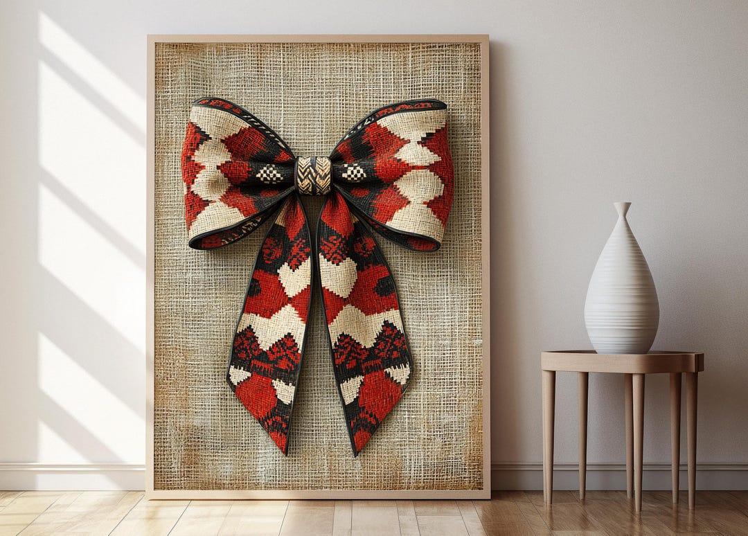 Honduran Ribbon Ornament With Lenca Patterns Art Print, Traditional ...