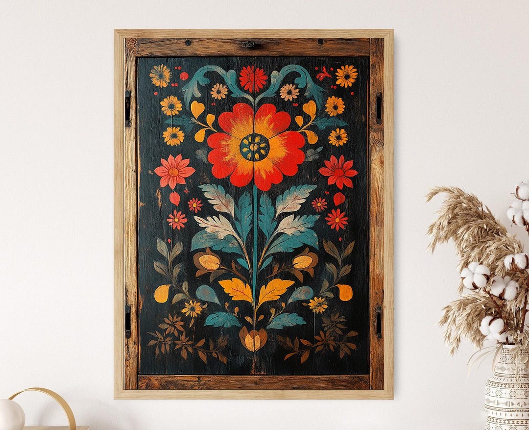 Kalash Valley Painted Folk Motifs Fine Art Print - Etsy