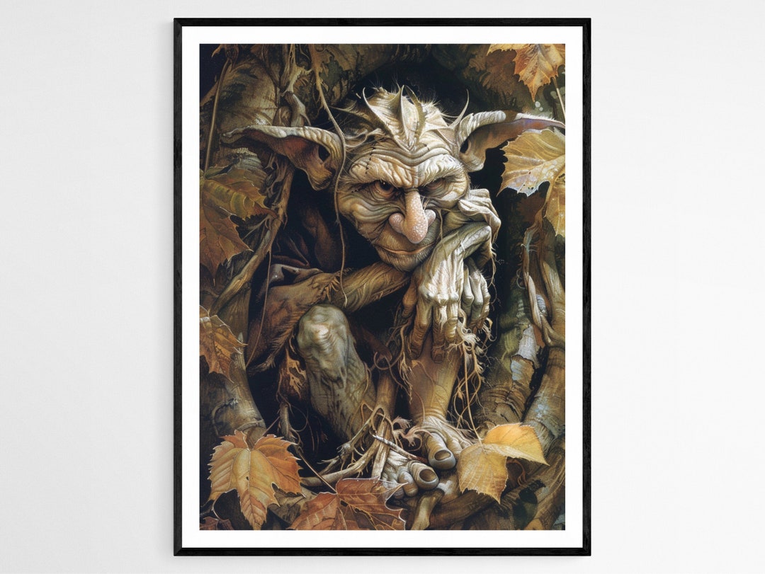 Creature of Legends Art Print | Mythical Poster | Dark Fantasy Wall Art ...