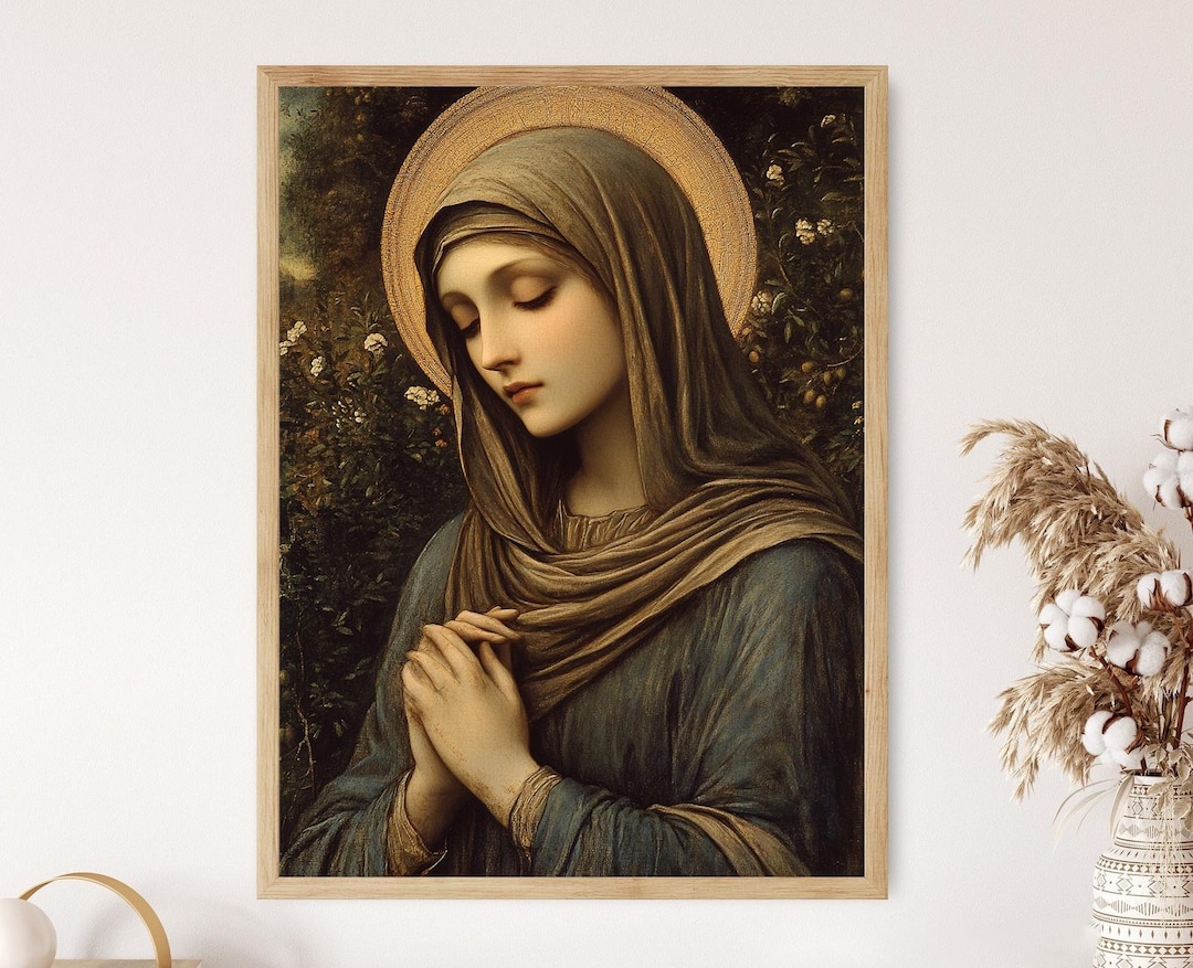 Mary of Bethany Portrait, Contemplative Faith, Christian Art Print - Etsy