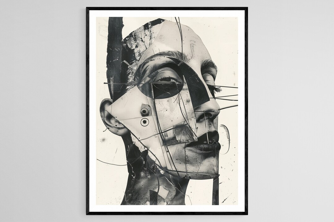 Dada Movement Fine Art Print, Abstract Wall Décor for Home, Unique ...