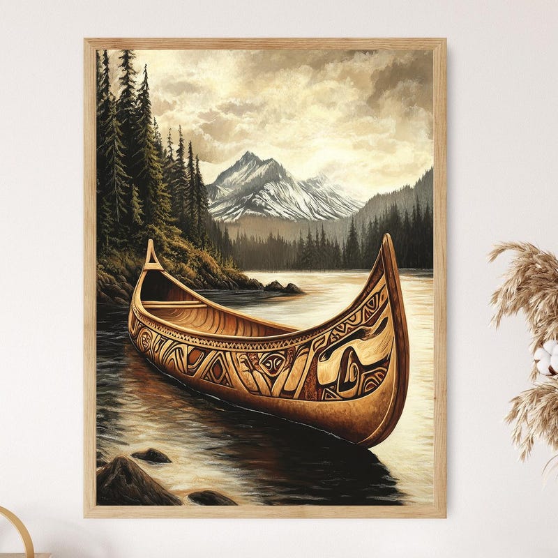 Canoe Art - Etsy