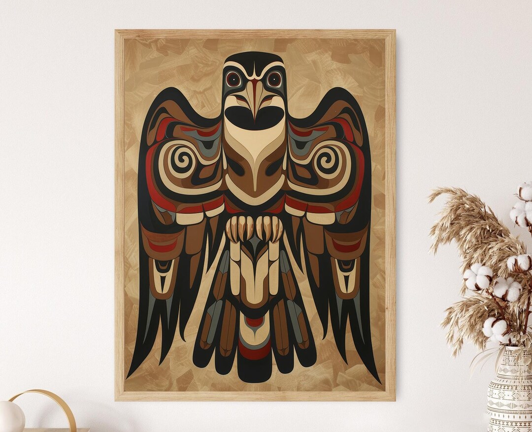 Thunderbird Transformation, Haida Cultural Icon Painting - Etsy