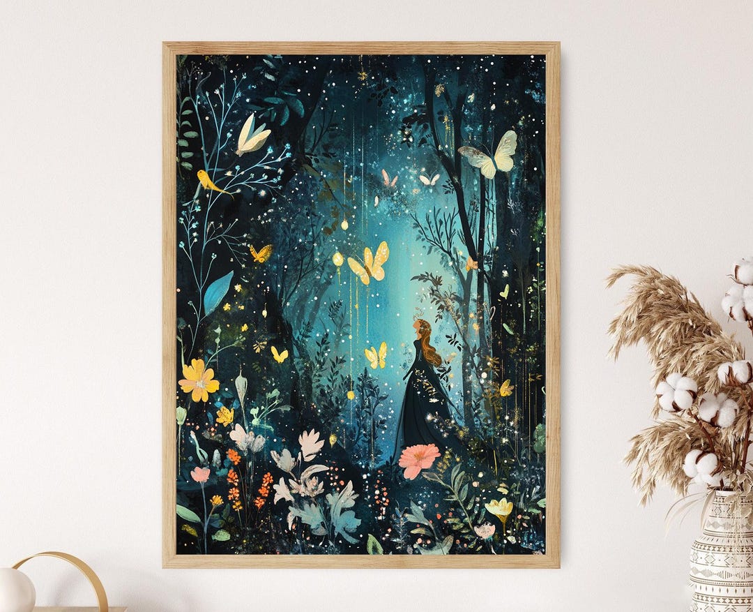 Midsummer Night’s Dream Fairy Art Print, Shakespeare Fantasy - Etsy