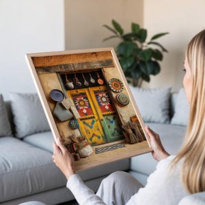 Sudanese Storefront Art Print, Traditional Nubian Design, African ...