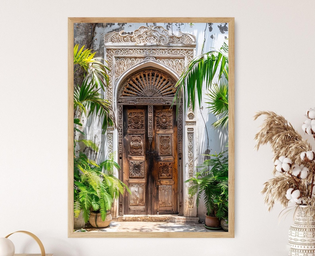 Stone Town Zanzibar Art Print, Swahili Architecture, Intricate Wooden ...