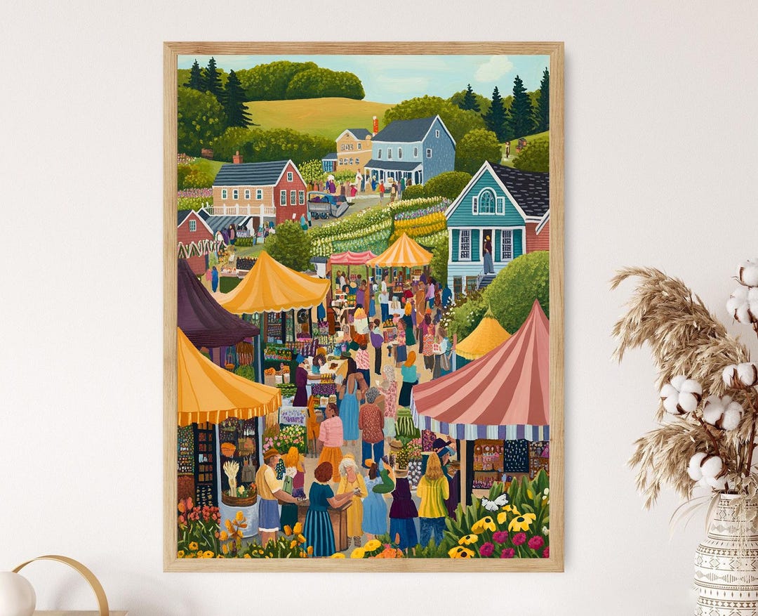 Martha’s Vineyard Arts and Crafts Fair Art Print, Local Artisan Scene ...