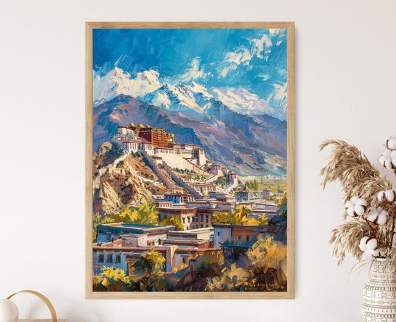 Lhasa Tibet Drawing