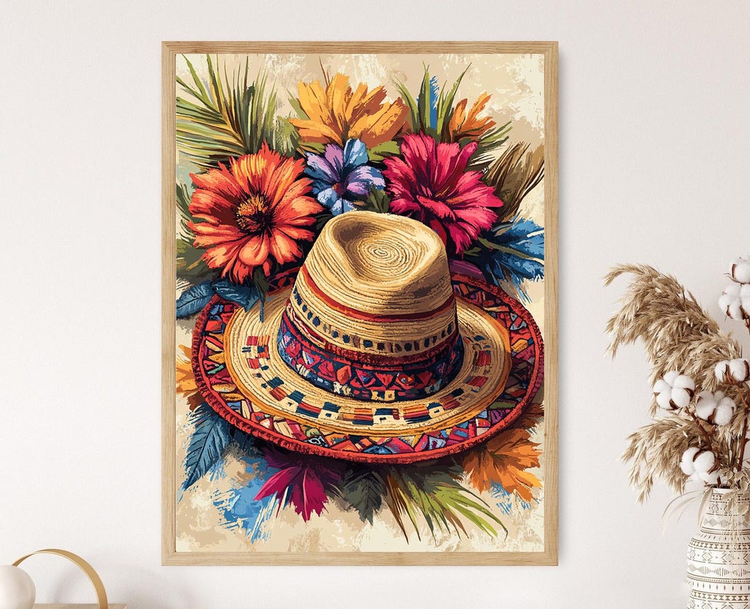 Chilean Chamanto & Huaso Hat Art Print: Traditional Rodeo Attire - Etsy