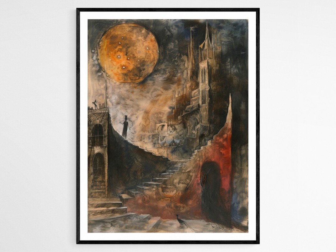 Dreamlike Surrealism Art Print | Imaginative and Whimsical Home Decor ...