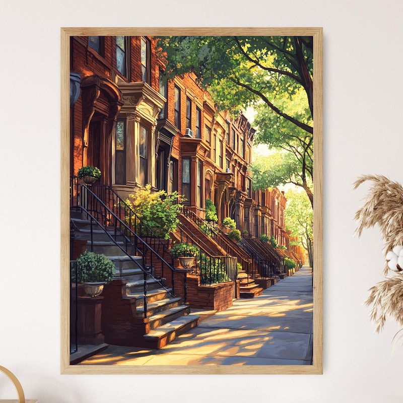 Brownstone Art - Etsy