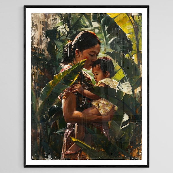 Mother and Child Filipino - Etsy